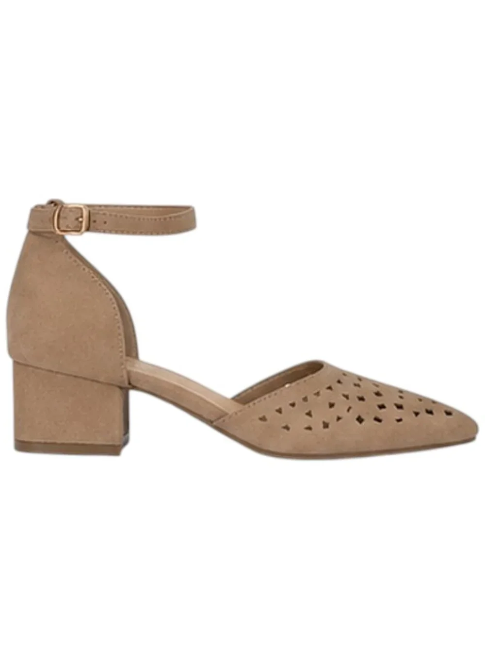 Nature Breeze | Shoes | Nature Breeze Apex Faux Suede Dorsay Perforated ...